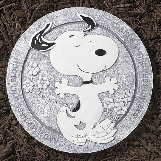 Snoopy Dance Stepping Stone – Copper Creek Garden Center